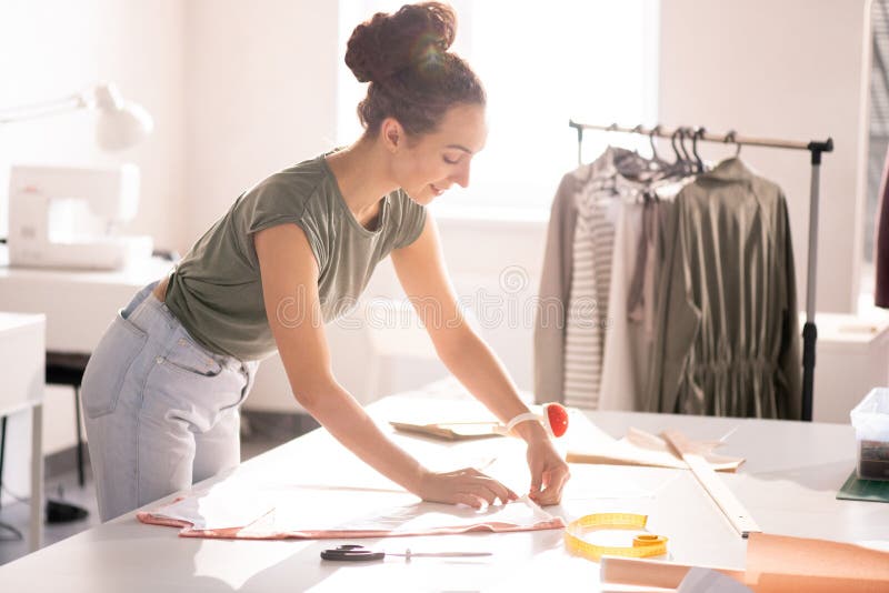 Work in fashion studio stock image. Image of industry - 143435531