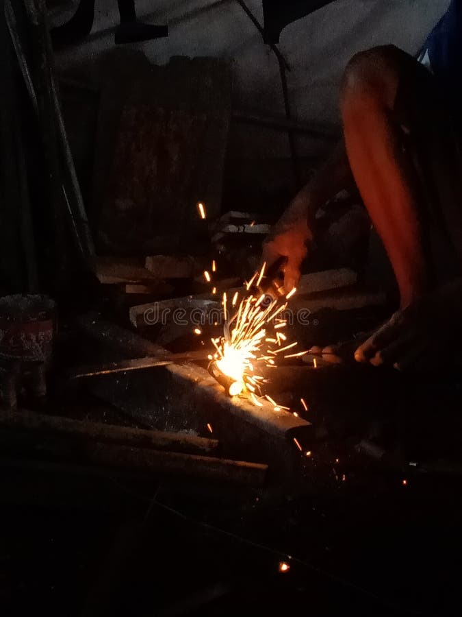 Work on fire stock image. Image of evening, bonfire - 223059259