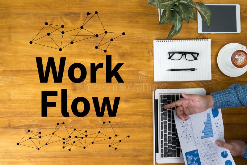 Work Flow, Working Work Step Planning ,Process System Stock Photo ...