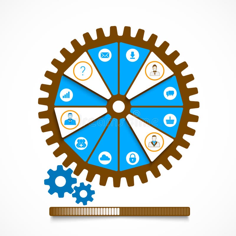 Work Gear stock vector. Illustration of layout, communication - 48580560