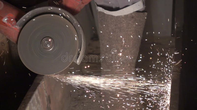 Work grinding wheel. stock video. Video of machinery - 137863213