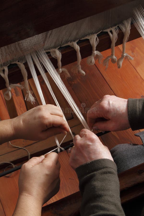 Work at handloom stock photo. Image of entertainment - 31530618