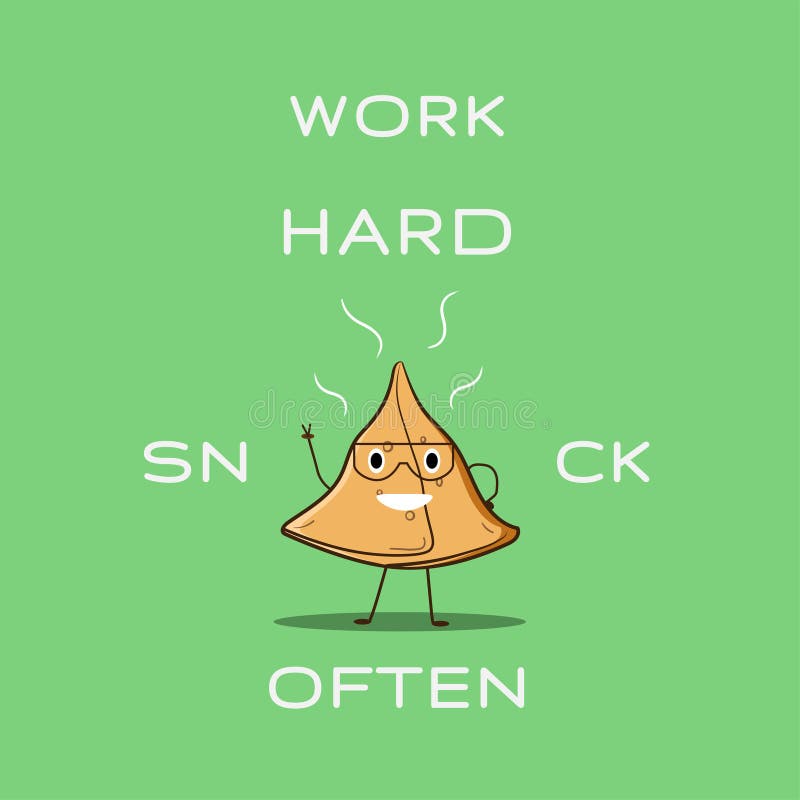 WORK HARD Vector Illustration Graphical Representation Stock ...