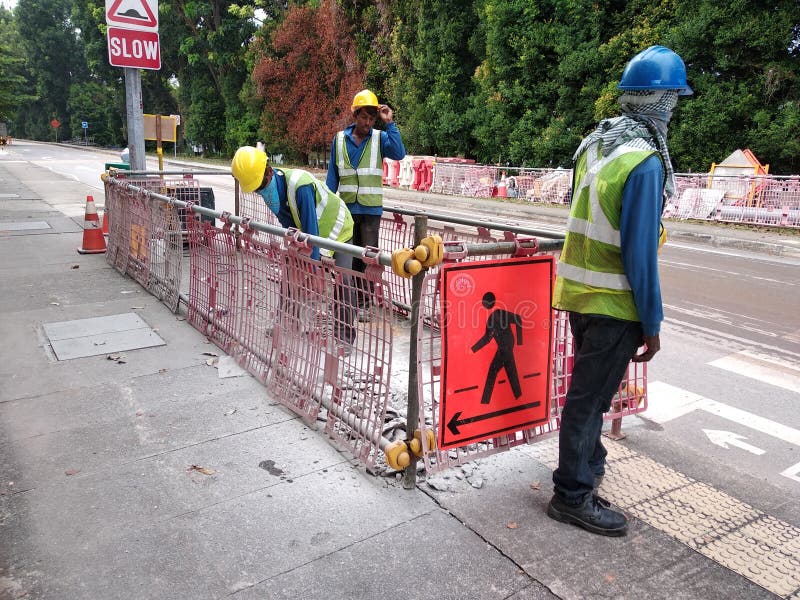 Work editorial stock image. Image of singapore, construction - 129003314