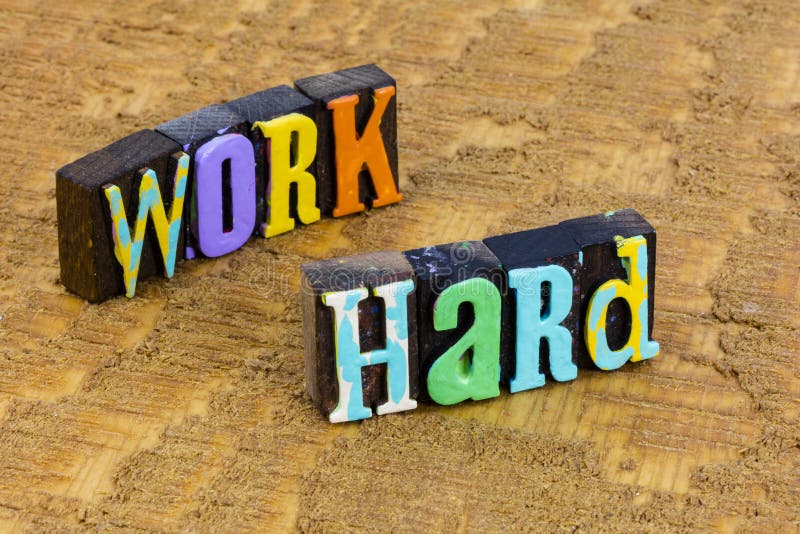 Work Hard Create Education Knowledge Training Plan Prepare for Success ...