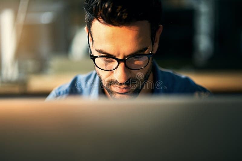 Work Hard and Make a Difference in Your Career. a Young Businessman ...