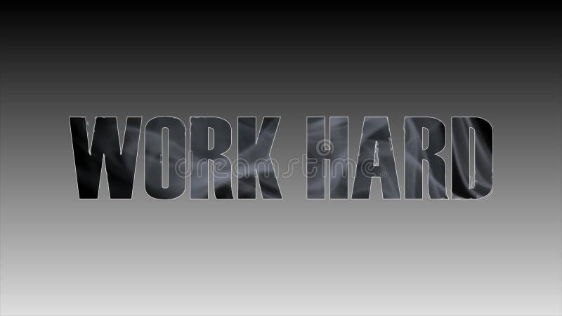 Work Hard Play Hard Graphic Animation Stock Video - Video of quotation ...