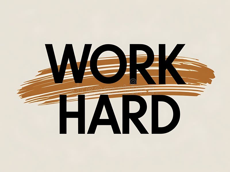 Hard Work Motivational Poster