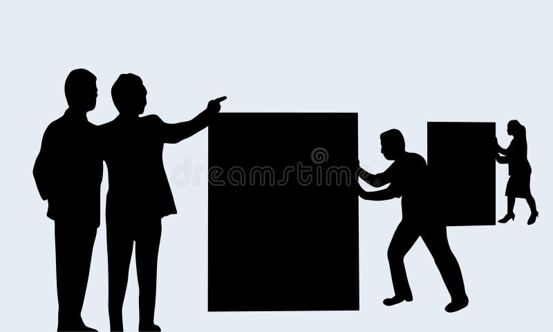 Work hard and work smart stock illustration. Illustration of ...