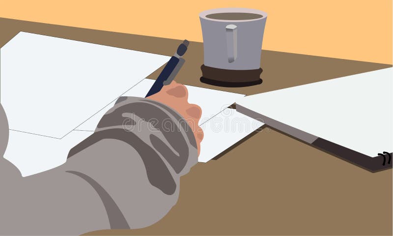 Work from Home To Keep Your Distance Stock Illustration - Illustration ...