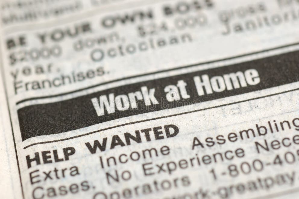Work at home stock image. Image of unemployed, working - 7916311