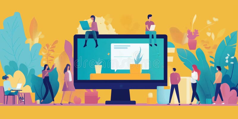 Remote Work and Collaboration in Digital Workspace with Team ...