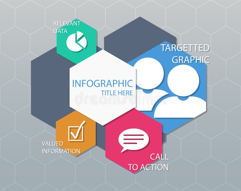 Simple Infographic for Negotiation Process Visualization with Colorful ...