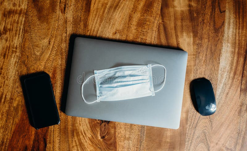 Work from Home, Remote Work and Self Isolation Concept Stock Photo ...