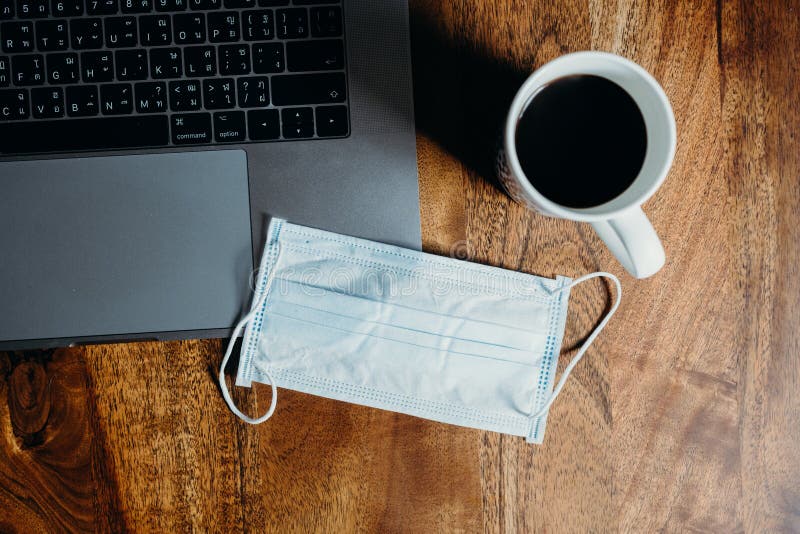 Work from Home, Remote Work and Self Isolation Concept Stock Photo ...