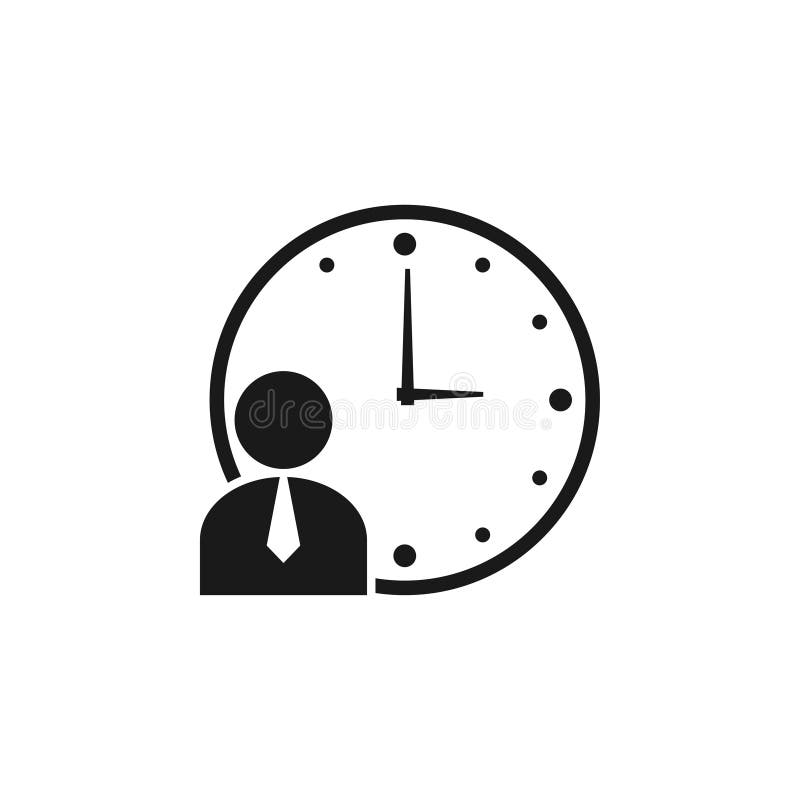 Working Hours Icon Design Template Vector Isolated Stock Illustration ... Working Hours Icon Design Template Vector Isolated Stock Illustration ...