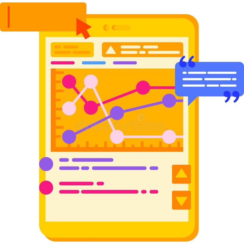 Work Icon Mobile App To Track Productivity Vector Stock Vector ...