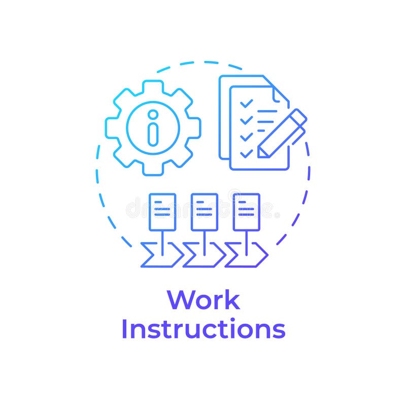 Work Instructions Icon Instructions Icon Photos And Images & Pictures