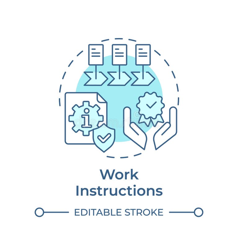 Work Instructions Stock Illustrations – 4,297 Work Instructions Stock ...