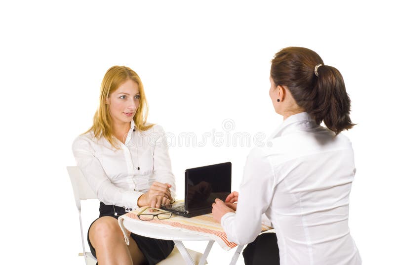 Business interview stock image. Image of debrief, office - 7901593