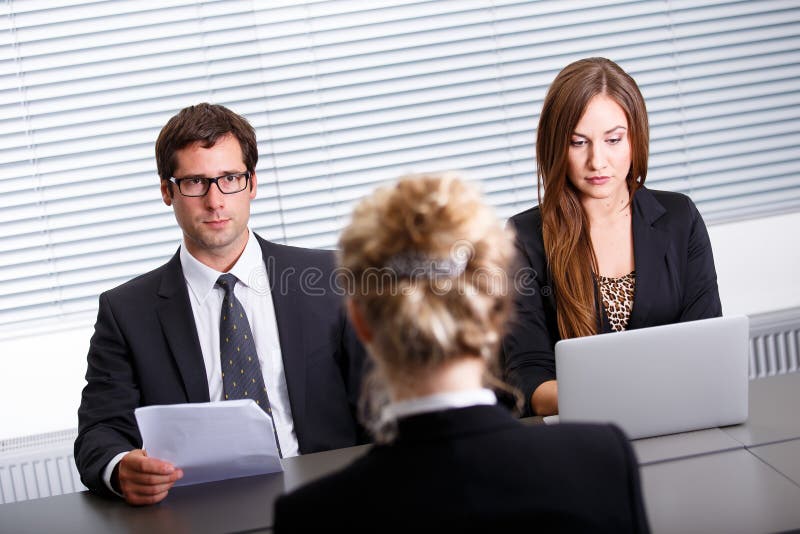 Work interview stock photo. Image of candidate, career - 44634686