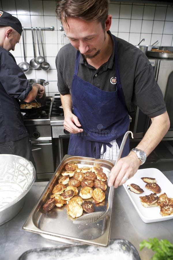 At work in the kitchen stock photo. Image of canteen, arrange - 7561584