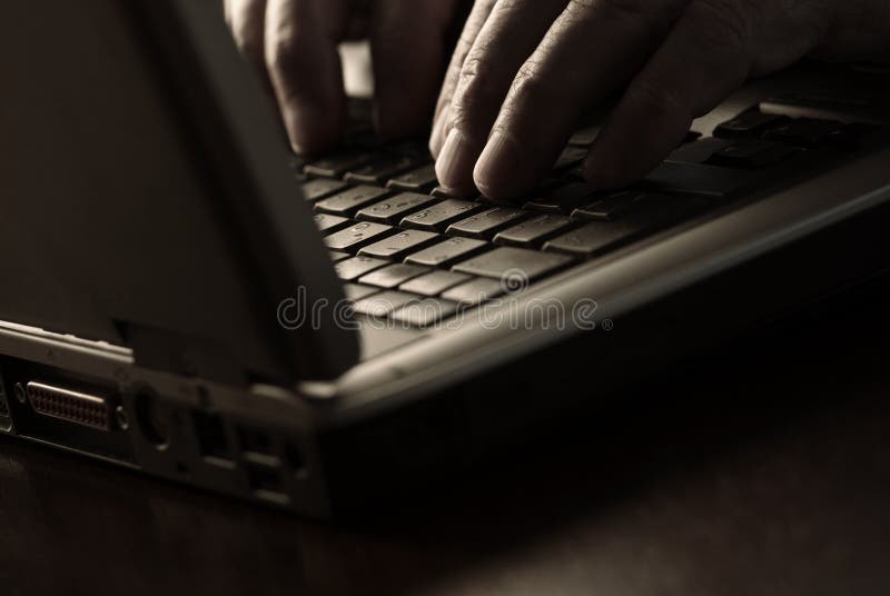 Man Using Macbook Pro Retina Editorial Stock Photo - Image of screen ...