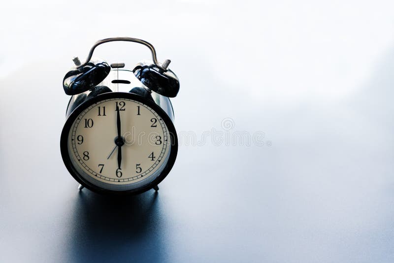 Work Life Balance Concept, Alarm Clock with Copy Space Stock Photo ...