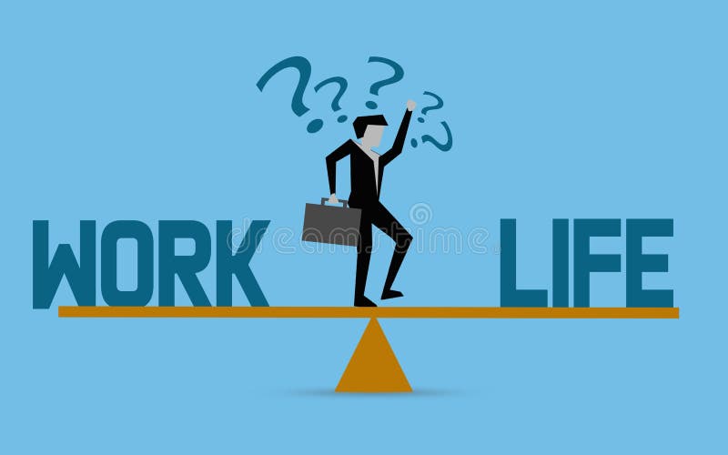 Work life cycle stock illustration. Illustration of graphic - 39509827