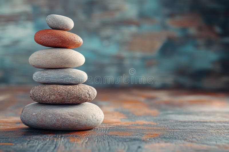 Work-life Balance, Concept of Work-life Balance with Stacked Rocks ...
