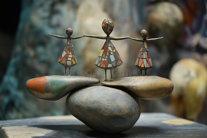 Work-Life Harmony: Balancing Act. Business Concept. Stock Image - Image ...