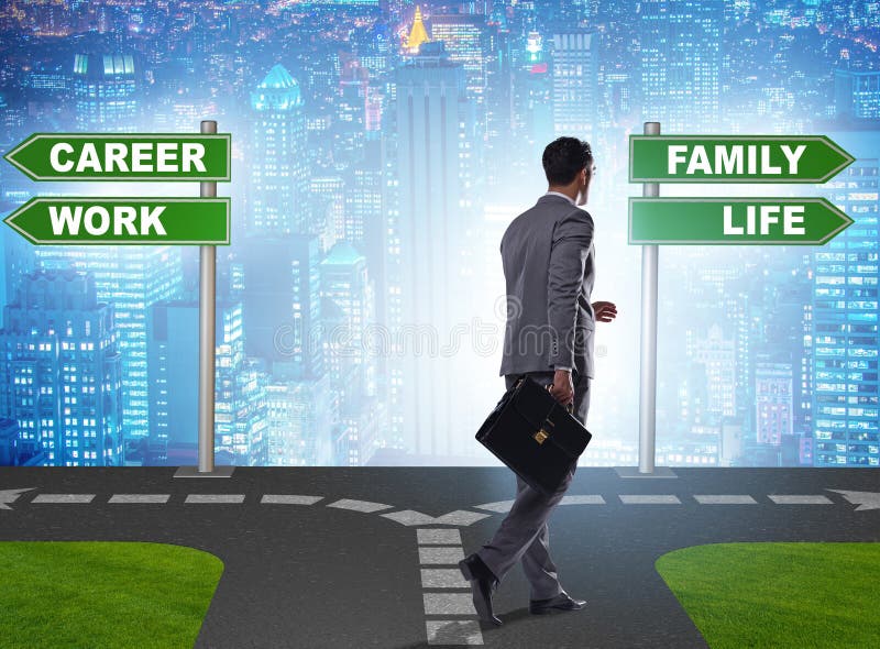 Work Life or Home Balance Business Concept Stock Photo - Image of ...