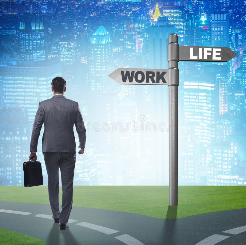 Work Life or Home Balance Business Concept Stock Photo - Image of ...