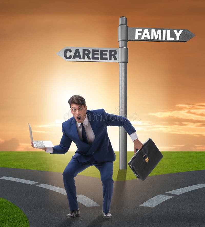 Work Life or Home Balance Business Concept Stock Photo - Image of ...