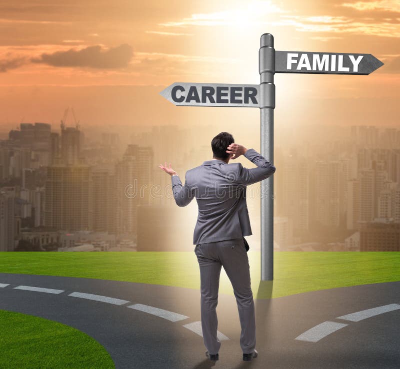 Work Life or Home Balance Business Concept Stock Image - Image of ...