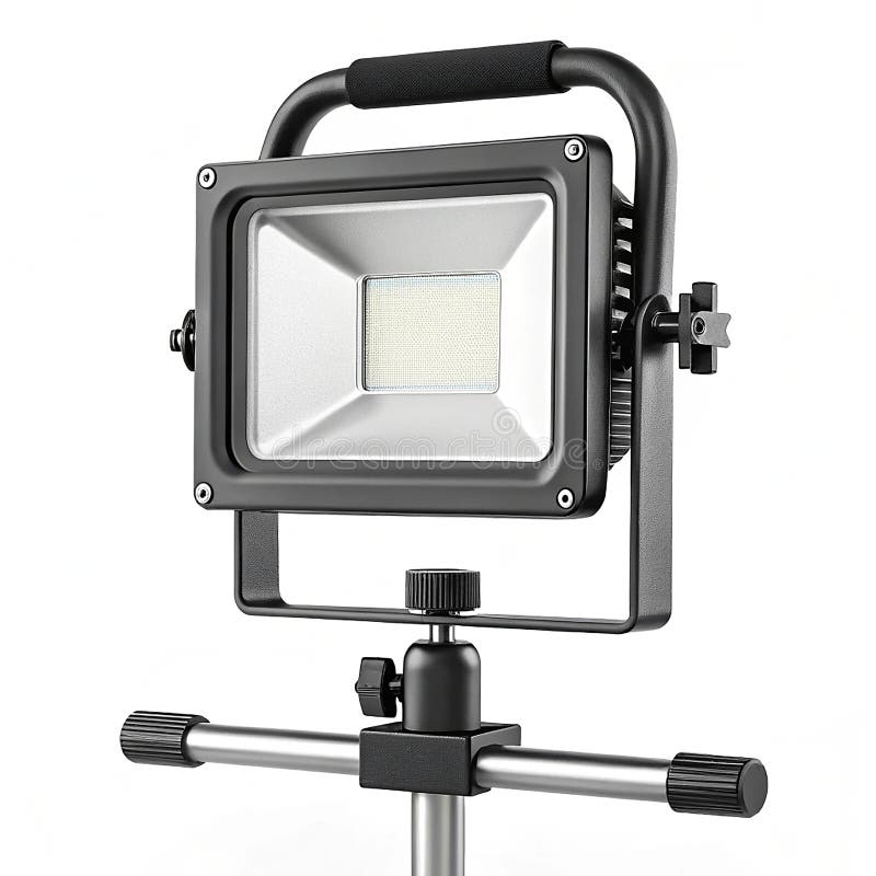 Work Light with Adjustable Brightness Settings Stock Illustration ...