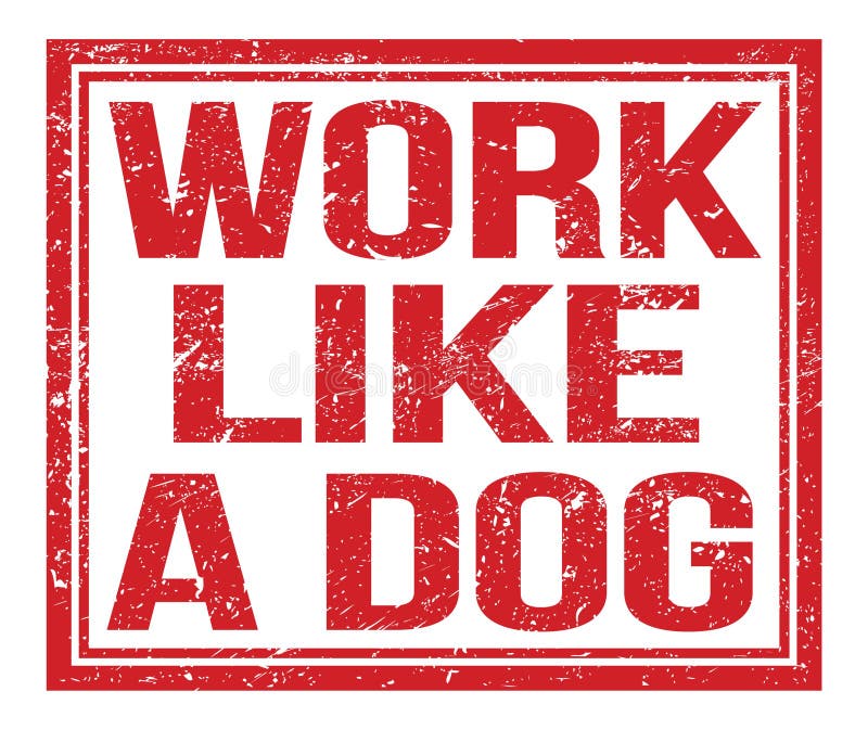 Work Like Dog Stock Illustrations – 441 Work Like Dog Stock ...