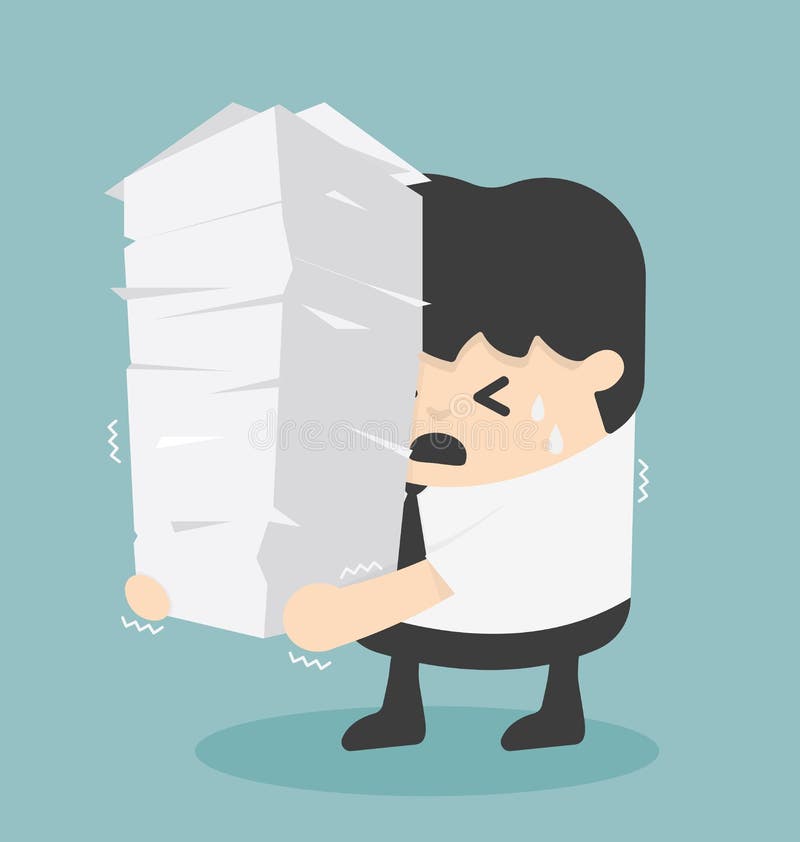 3d Man Work Load Concept Collections with Alpha and Shadow Channel ...