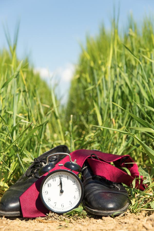 Work or Lunch Break, Concept Relaxation Stock Image - Image of sign ...