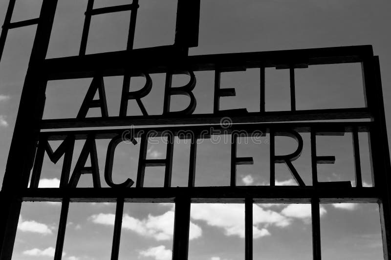 Work Makes Freedom (arbeit Macht Frei) Editorial Photo - Image of ...