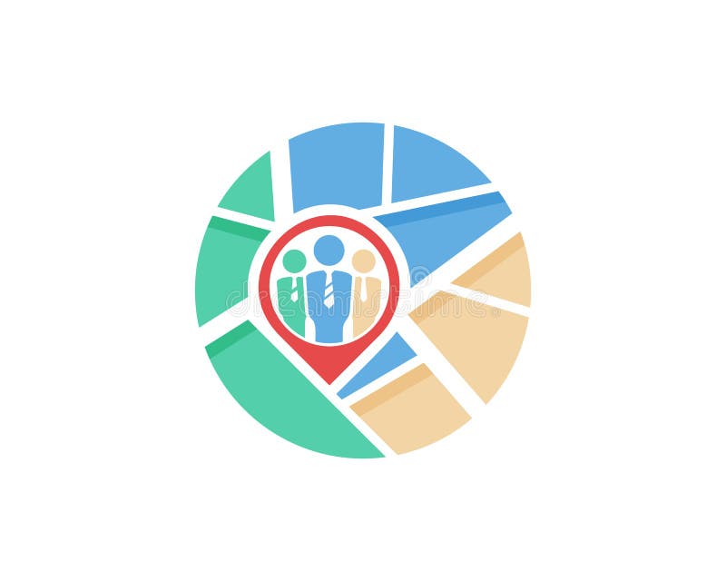 Work Map Logo Icon Design stock vector. Illustration of element - 126683470