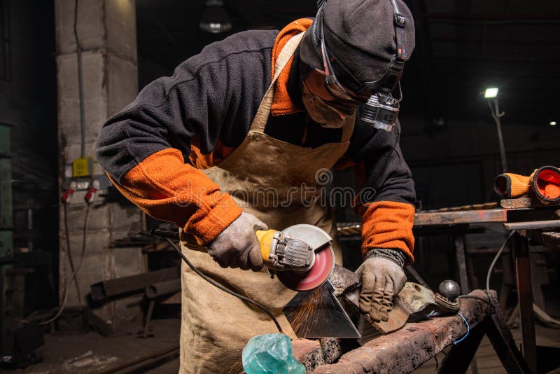 Work in a Mechanical Workshop with Various Tools Stock Photo - Image of ...