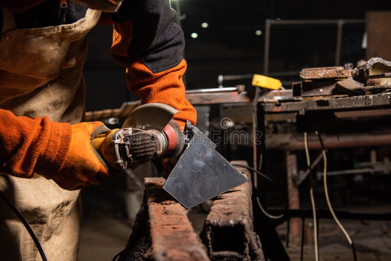 Work in a Mechanical Workshop with Various Tools Stock Image - Image of ...