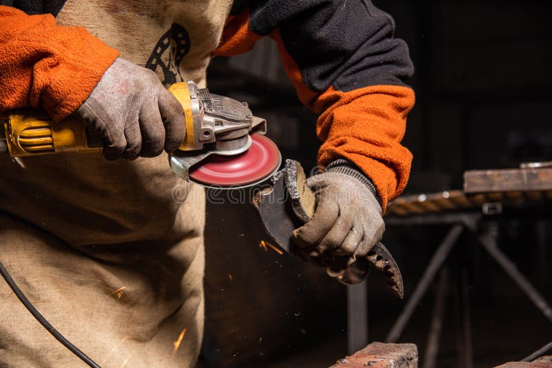 Work in a Mechanical Workshop with Various Tools Stock Image - Image of ...