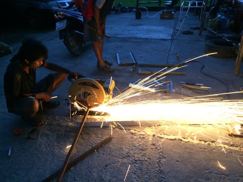 Work editorial stock image. Image of welding, labor - 151264814