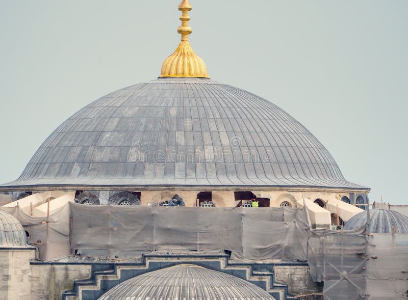 441 Blue Mosque Restoration Stock Photos - Free & Royalty-Free Stock ...