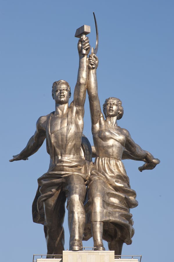 Famous Soviet monument editorial image. Image of world - 3509225