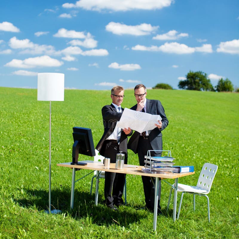 Work in nature stock photo. Image of architect, outdoors - 31286044