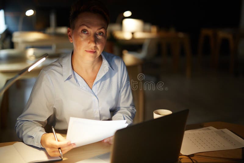 Work at night stock photo. Image of economist, massmedia - 101323726
