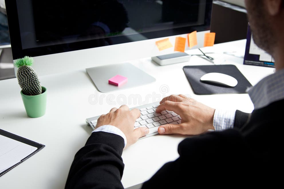 Work at office stock image. Image of concept, technology - 31407967